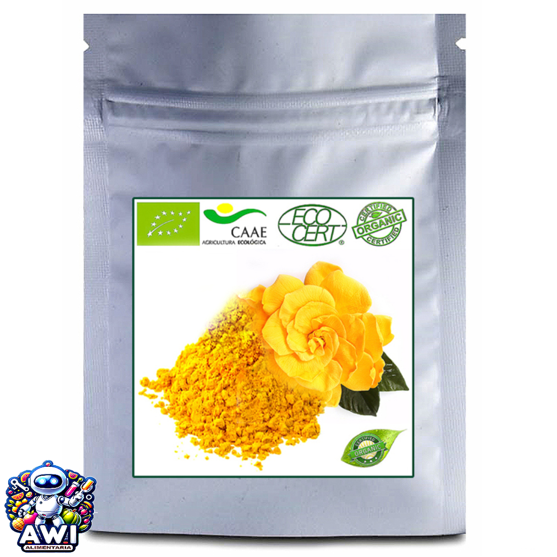 Colorante Ecológico Amarillo Gardenia - Natural y Seguro para Alimentos
